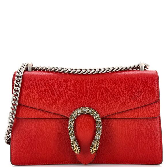 Gucci | Bags | Gucci Dionysus Bag Leather Small Red | Poshmark
